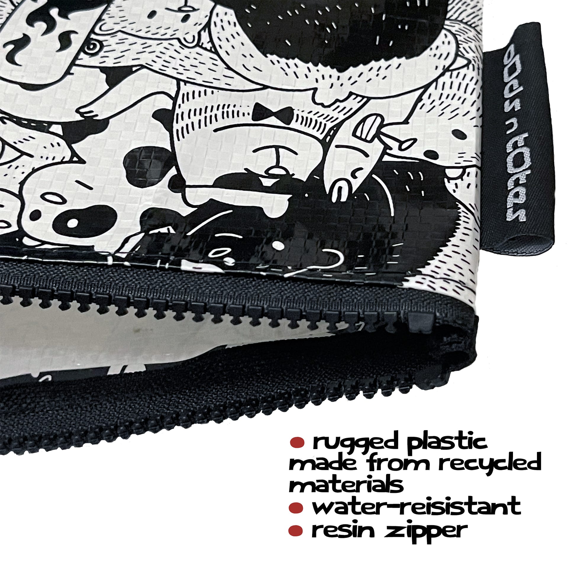 Jumbo Zippered Pouch by ODDS N TOTES - Not Just Another Jumbo Zippered ...